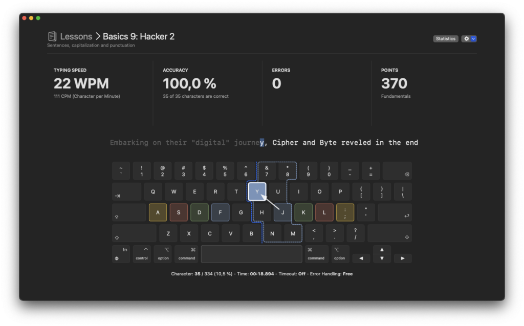 Ten Typing Fingers – The 10-Finger Typing Trainer!